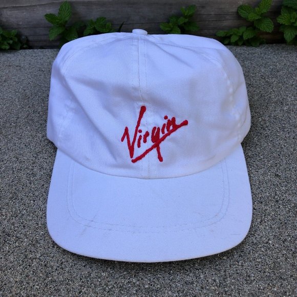 OTTO | Accessories | Vintage Virgin Records Hat Mens White Embroidered ...